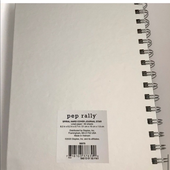 Pep Rally | Accessories | New Pep Rally Spiral Hard Cover Journal Star ...